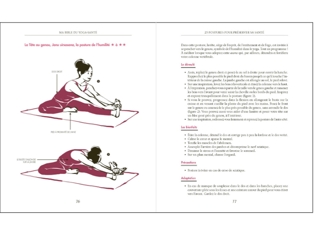Ma Bible du Yoga Sante - Edition de Luxe Sophie Pensa - Livres de Yoga ...